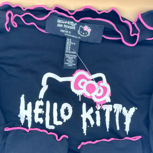 Forever 21 | Tops | Hello Kitty Crop Top | Poshmark